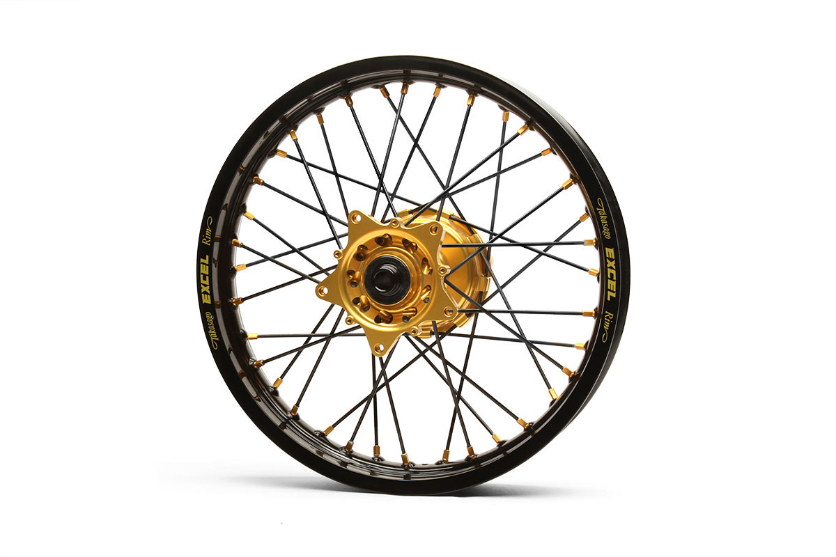 Haan rear wheel with high strength Excel rim 2.50x18 Yamaha Tenere 700 ...