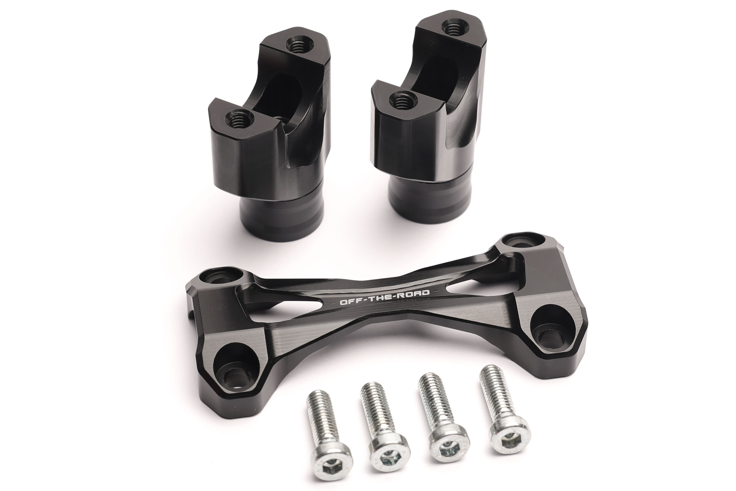 Lenkerklemmsatz E5 RAID Yamaha Tenere 700 | schwarz | +0 mm | 76-E5-P-T700-00-SW