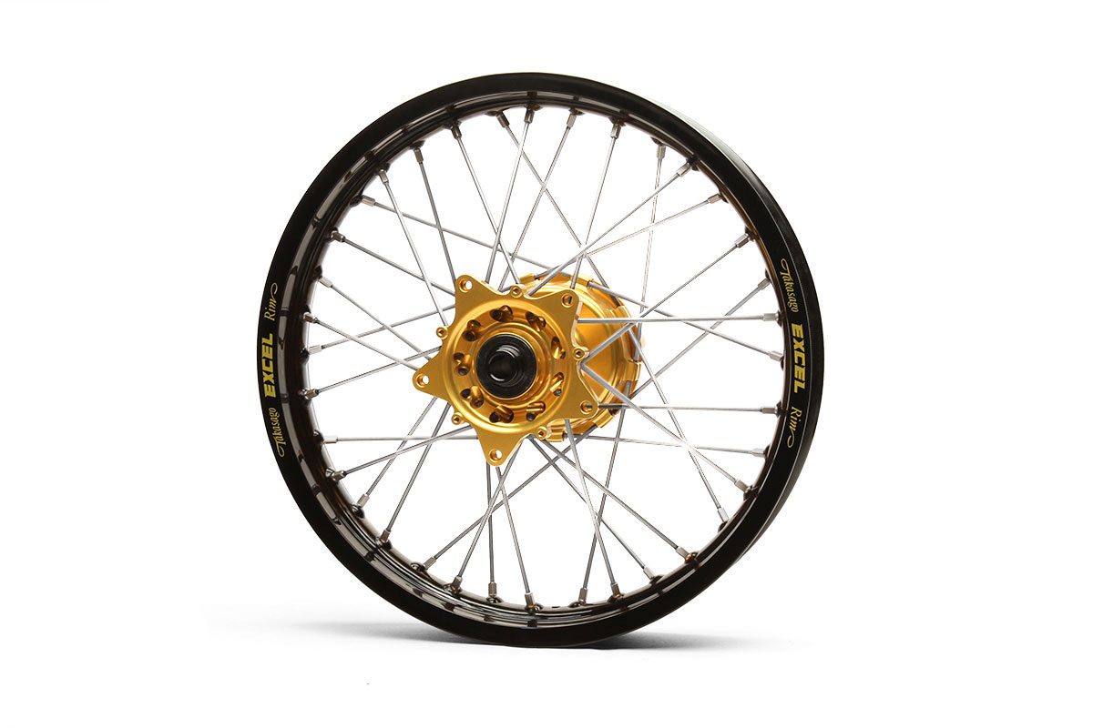 Haan rear wheel with high strength Excel rim Yamaha Tenere 700 | gold ...