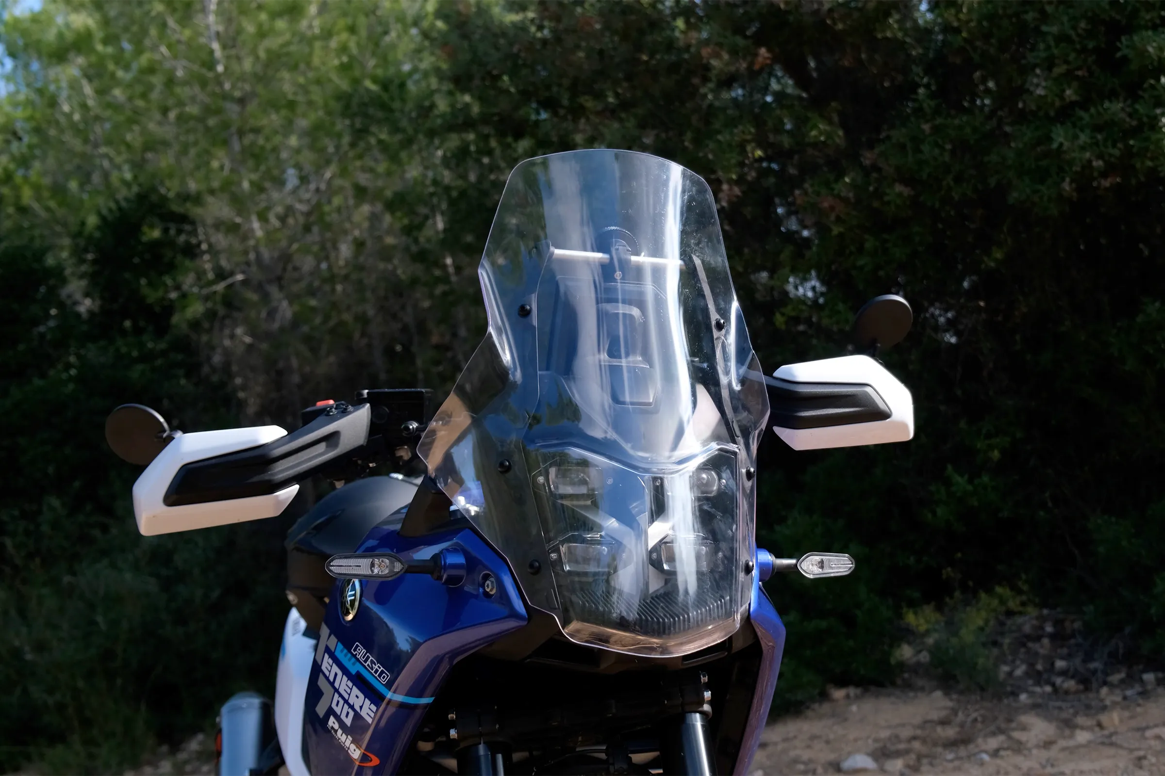 Puig Rally Screen with headlight protection Yamaha Tenere 700 2025 ...