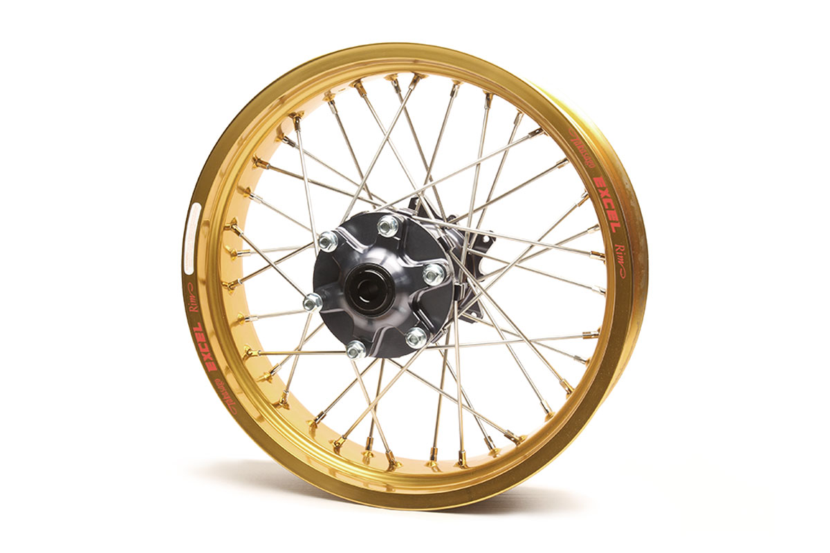 Haan rear wheel with high strength Excel rim 2.50x18 Yamaha Tenere 700 ...